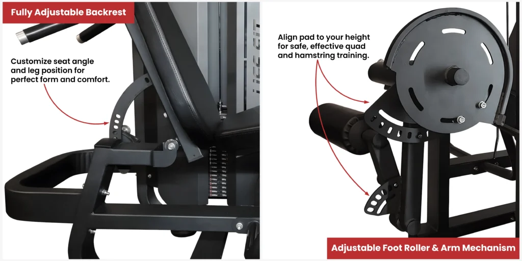 Leg Curl & Extension Machine | Impact Series | LIFE FIT