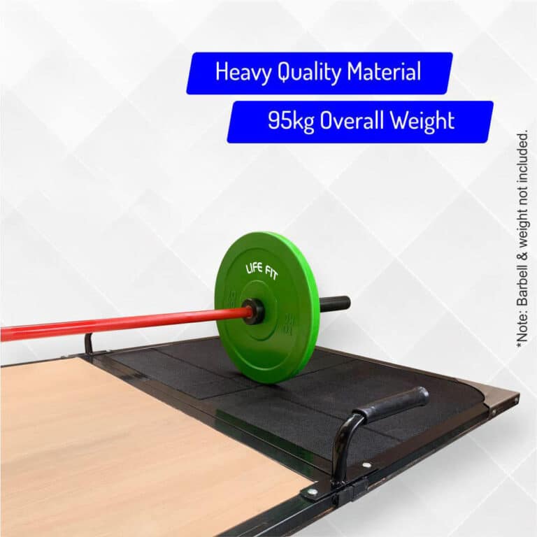 Deadlift Platform | Shock-Absorbing Rubber (8'x4') | Life Fit